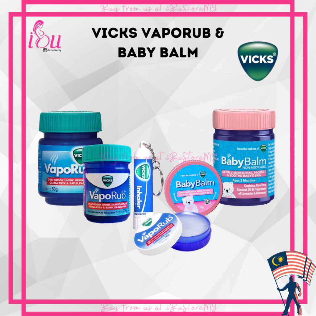 Vicks Vaporub Baby Balsem 10g 25g 50g Vicks Inhaler Vicks Baby Balm ...