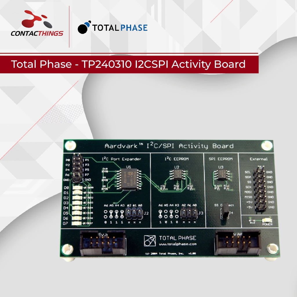 Total Phase - TP240310 I2C/SPI Activity Board | Shopee Malaysia