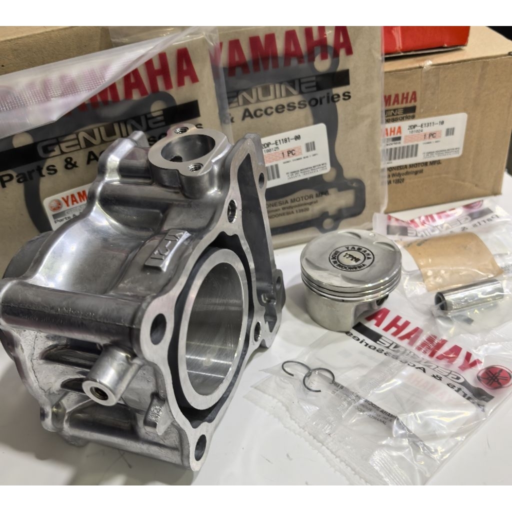 100% ORIGINAL -YAMAHA R15 CYLINDER BLOCK KIT SET -INCLUDE PISTON/RING ...