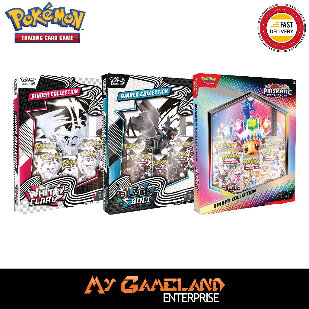 Pokemon SV10.5 Black Bolt | White Flare | SV8.5 Prismatic Evolution ...