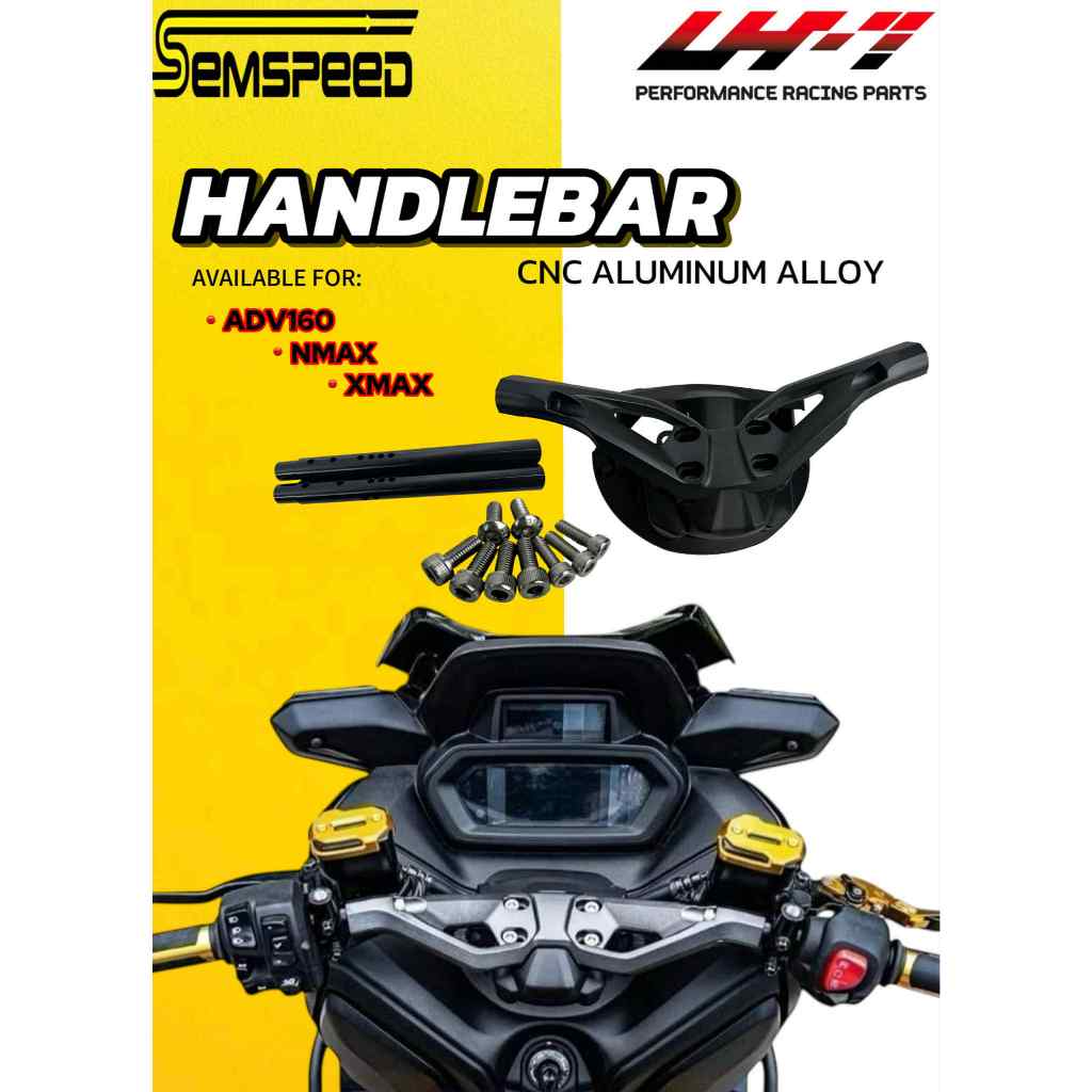MOTOSIKAL HANDLE BAR SEMESPEED Yamaha NMAX V3 XMAX V1 V2 ADV 150 160 ...