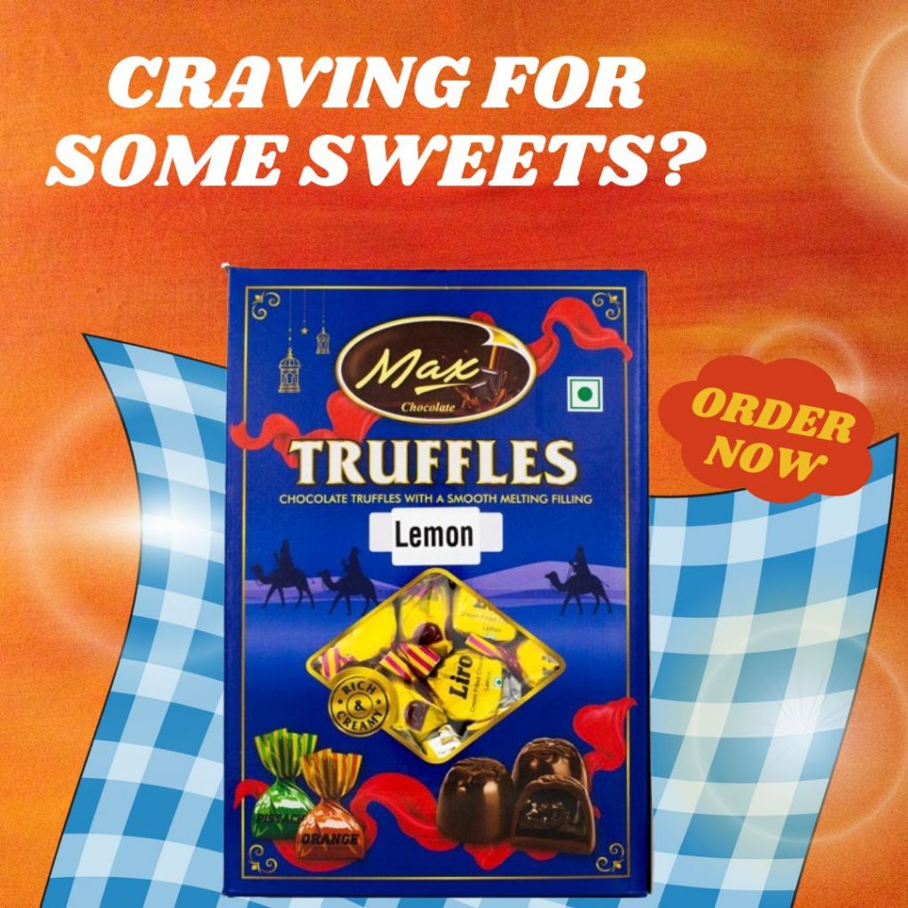 Max Truffles Chocolate with Zingy Lemon Filling by Max Chocolate (200g ...