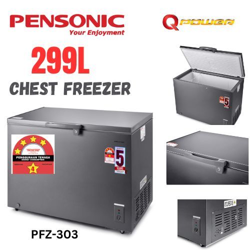 PENSONIC CHEST FREEZER (300L) PFZ-303 | Shopee Malaysia