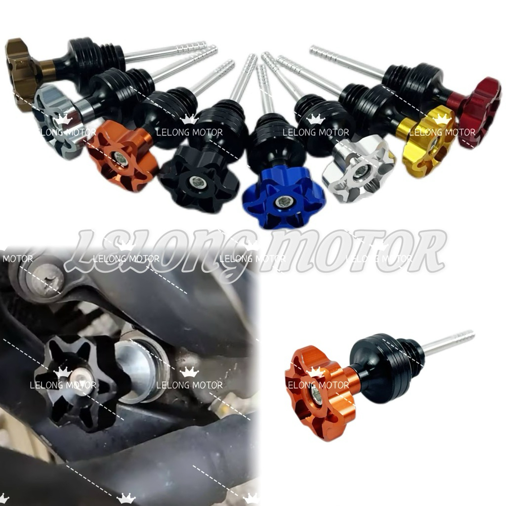 4T CAP ALLOY UNIVERSAL YAMAHA ALLOY 4T CAP LEVEL GAUGE METER MINYAK ...