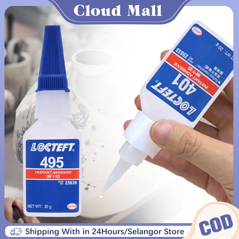 401/495 Instant Quick-Drying Adhesive 20ML Strong Bond Liquid Glue ...