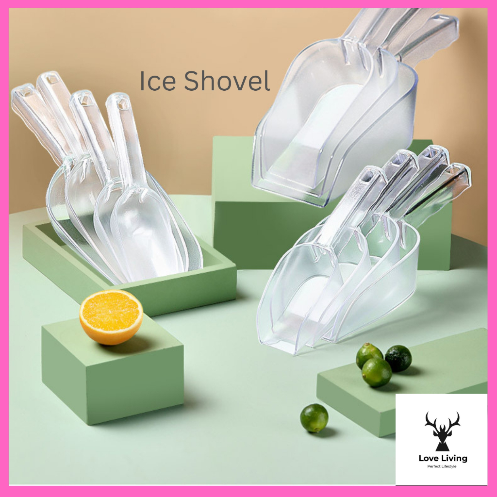 Love Living Plastic Ice Scoop Sekop Air Plastic Ice Shovel Senduk ...