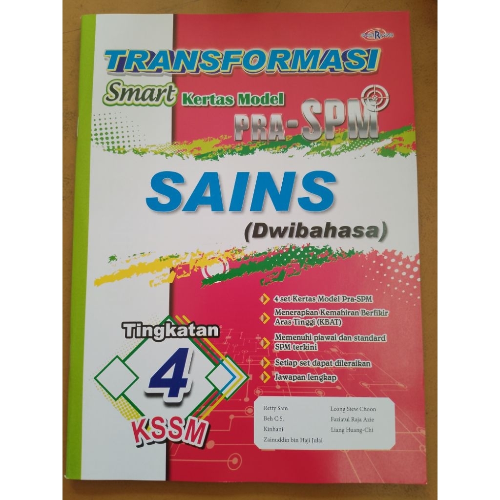 TRANSFORMASI SMART KERTAS MODEL PRA-SPM SAINS DWIBAHASA TINGKATAN 4 | Shopee Malaysia
