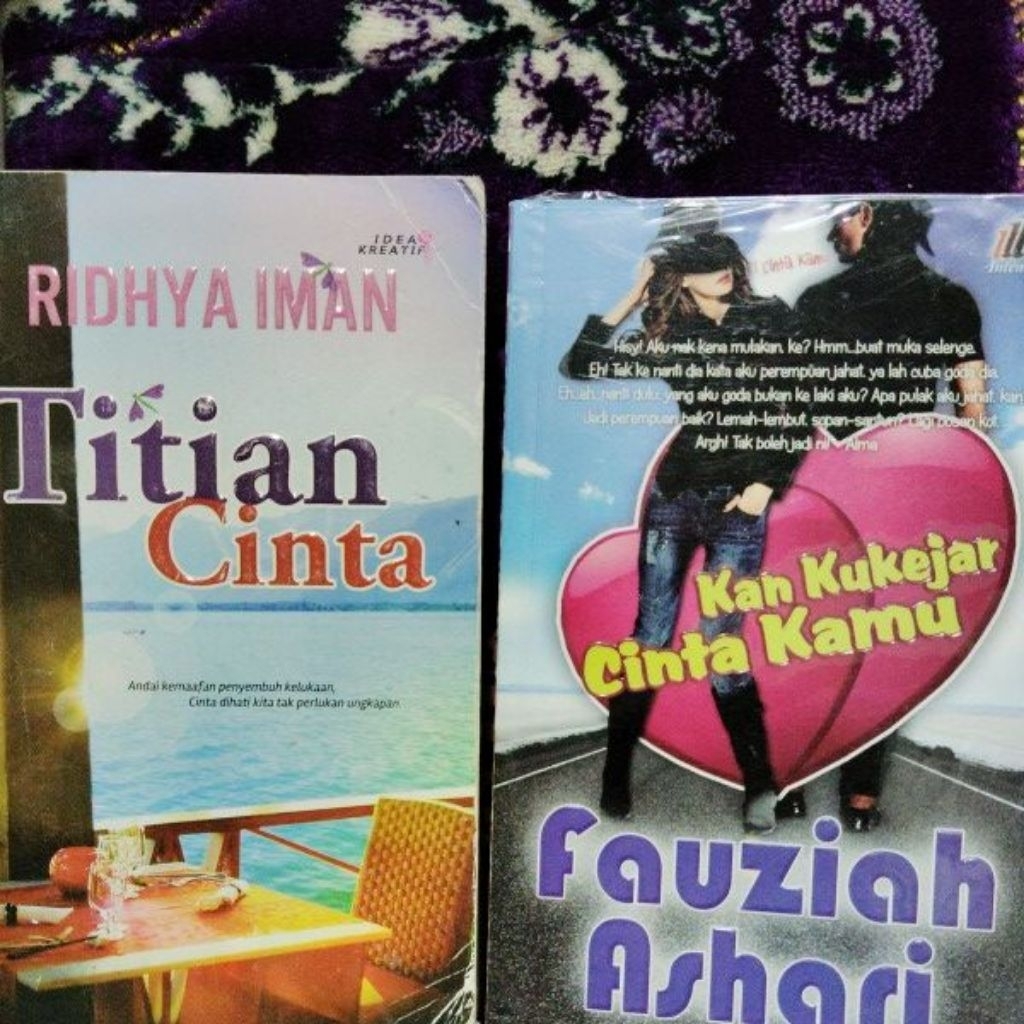NOVEL TITIAN CINTA DAN KAN KUKEJAR CINTAMU | Shopee Malaysia