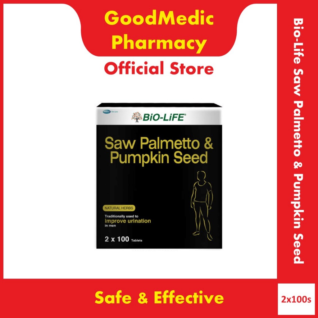 Bio-Life Saw Palmetto & Pumpkin Seed Tablet (2x100) | Shopee Malaysia