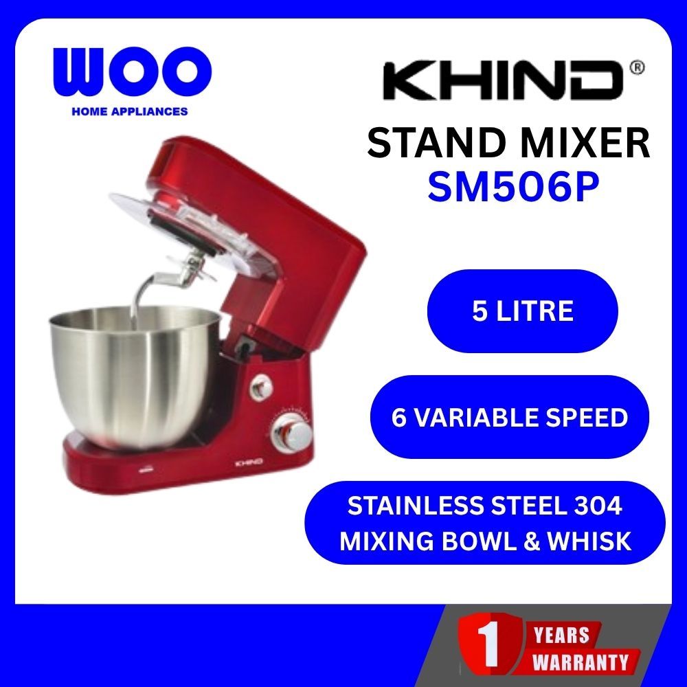 KHIND 5L STAND MIXER SM506P | Shopee Malaysia