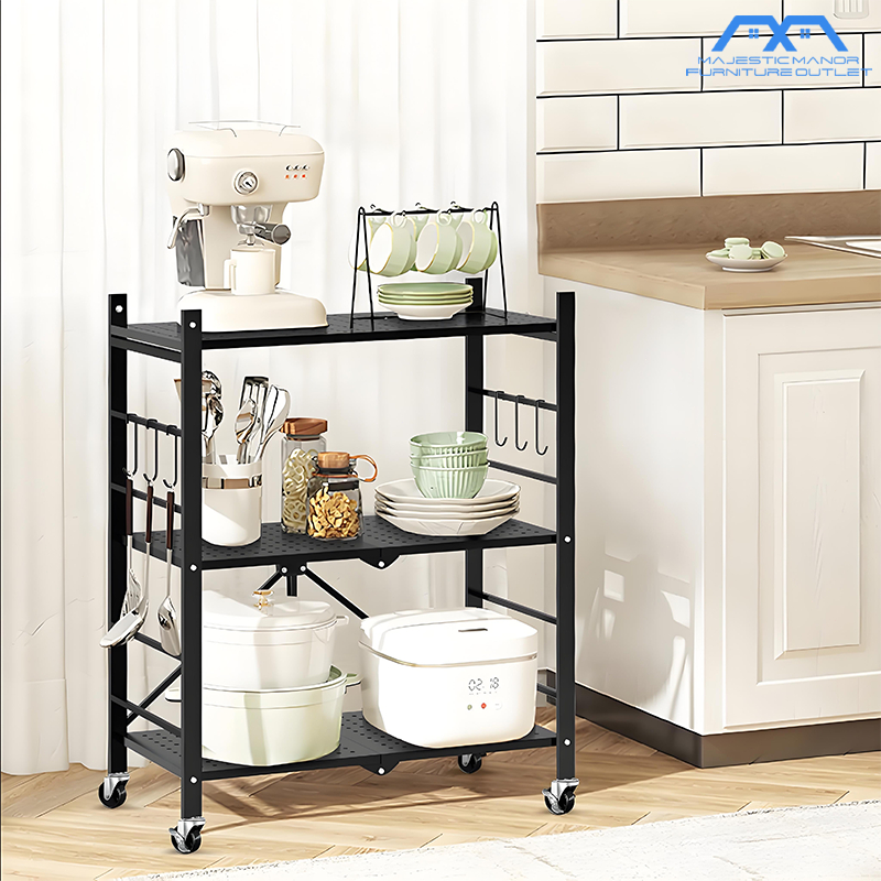 𝐌𝐀𝐉𝐄𝐒𝐓𝐈𝐂 Rak Barang Portable Portable Living Room Storage Rack Bedroom ...