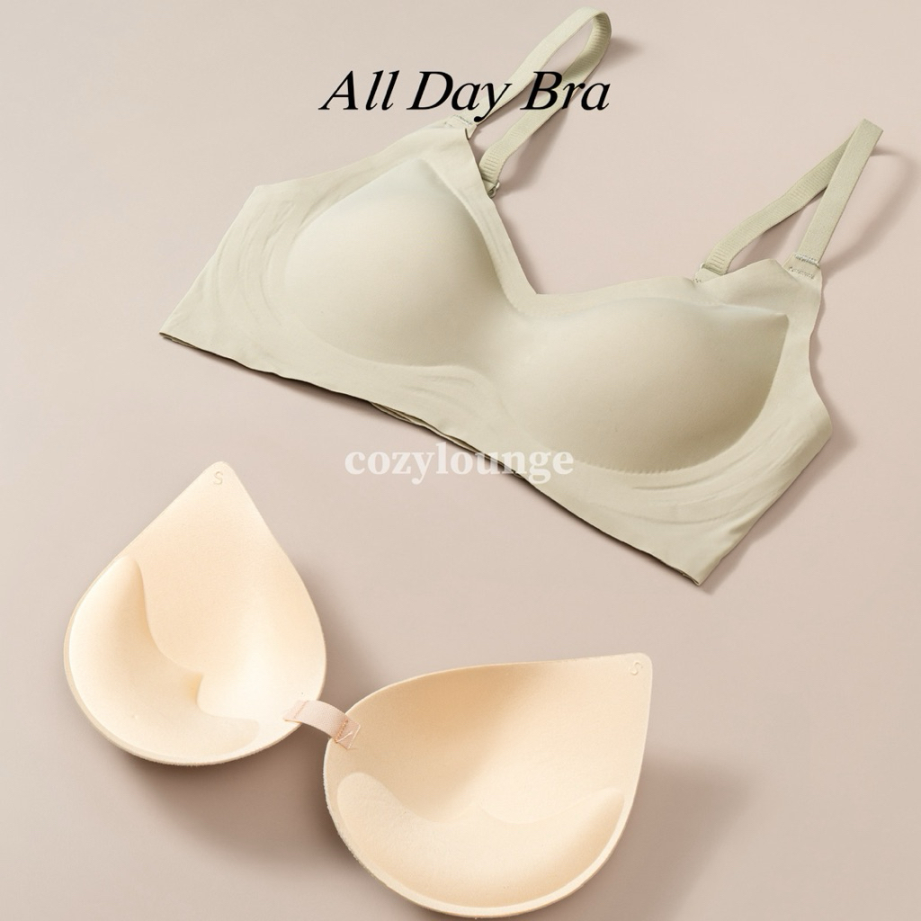 [cozylounge] All Day Bra | Latex 1.5cm Bra Pads | W Soft Jelly Sticks ...