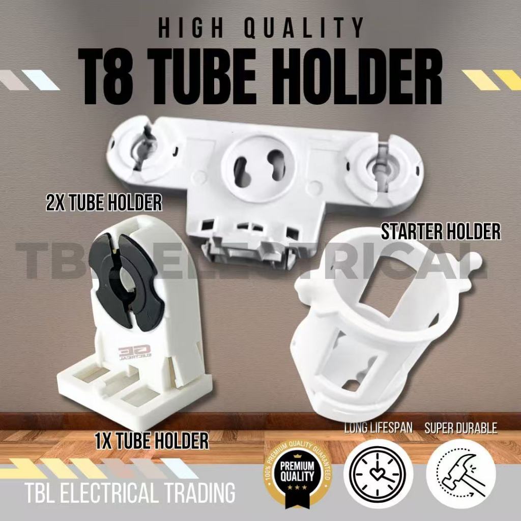 LED Tube Holder / T8 Fluorescent Tube Holder / Starter Holder ...