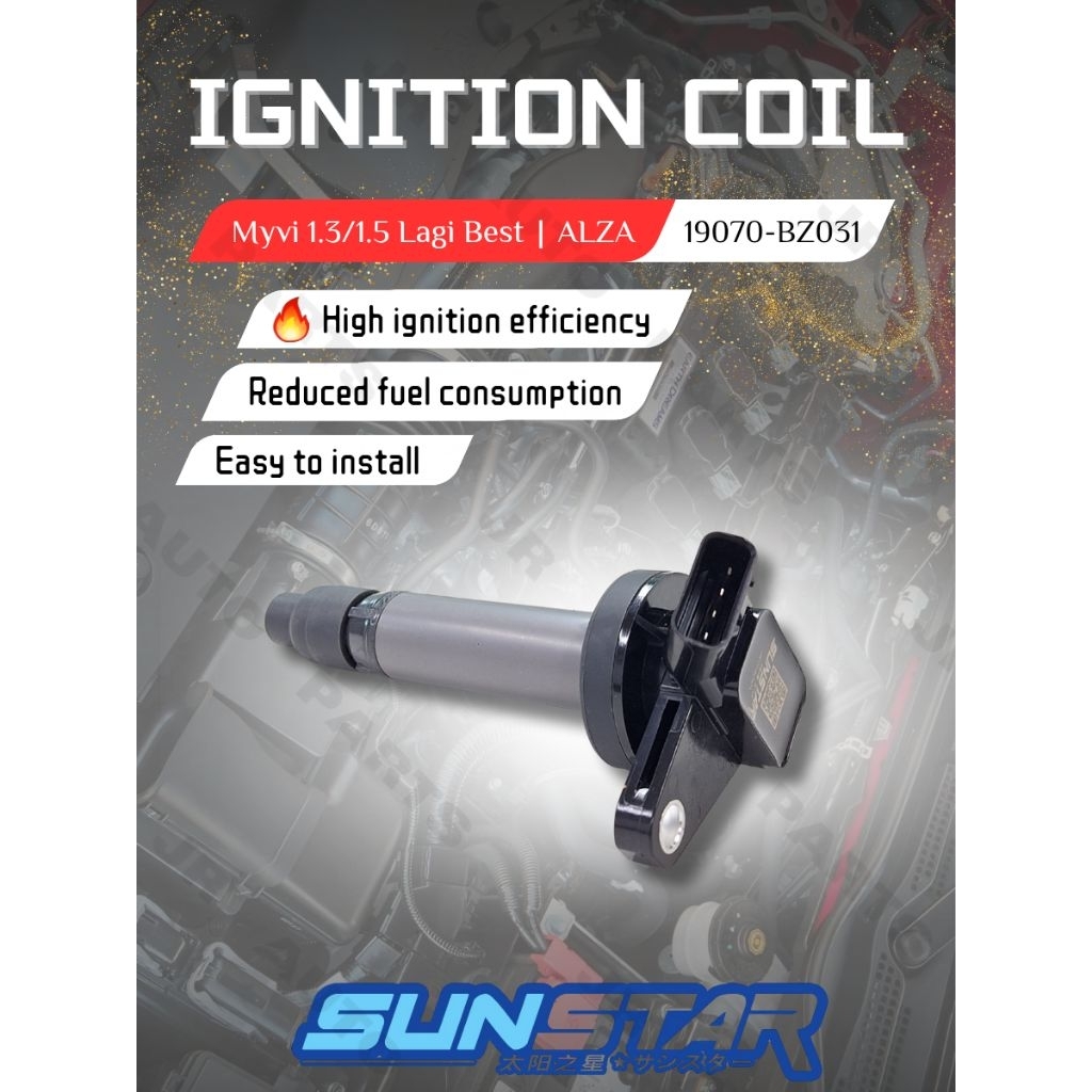 SUNSTAR Ignition Coil For Myvi 1.3 / 1.5 Lagi Best & Perodua Alza ...