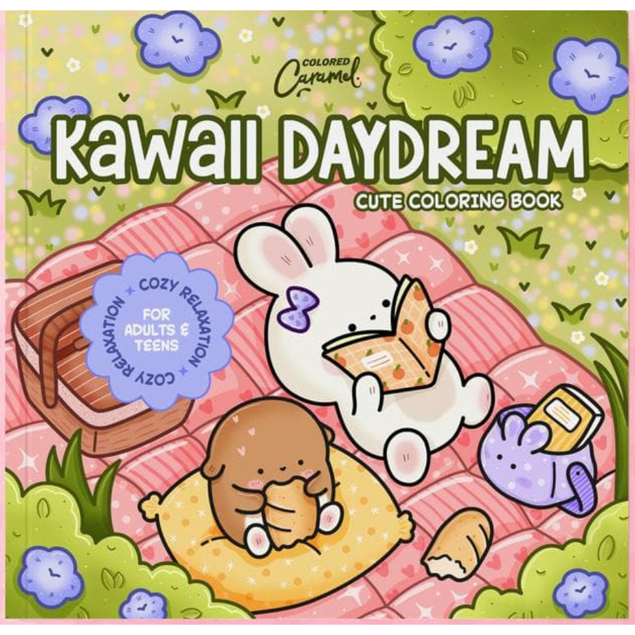 [PDF ONLY] 47 Pages Kawaii Daydream Coloring Book By Colored Caramel ...