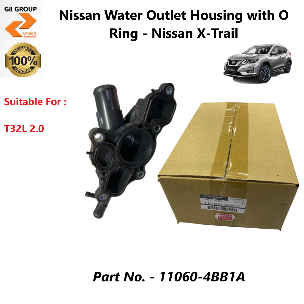 Nissan Water Housing Outlet with O Ring - Nissan X-Trail 2.0 ( 11060 ...