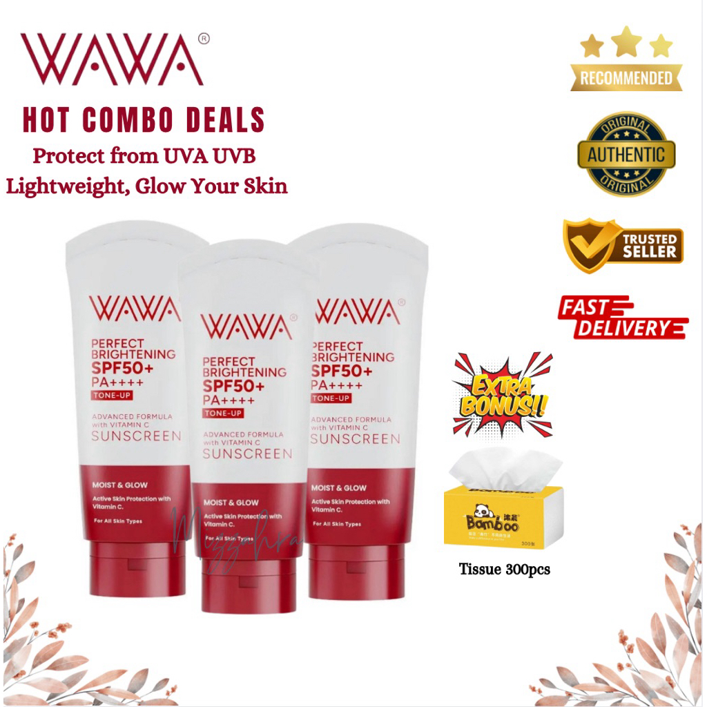 Wawa Sunscreen Triplet Combo | Shopee Malaysia