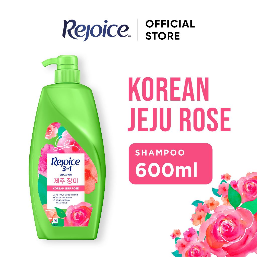 Rejoice Jeju Rose Rich Soft Smooth Shampoo 600 ml | Shopee Malaysia