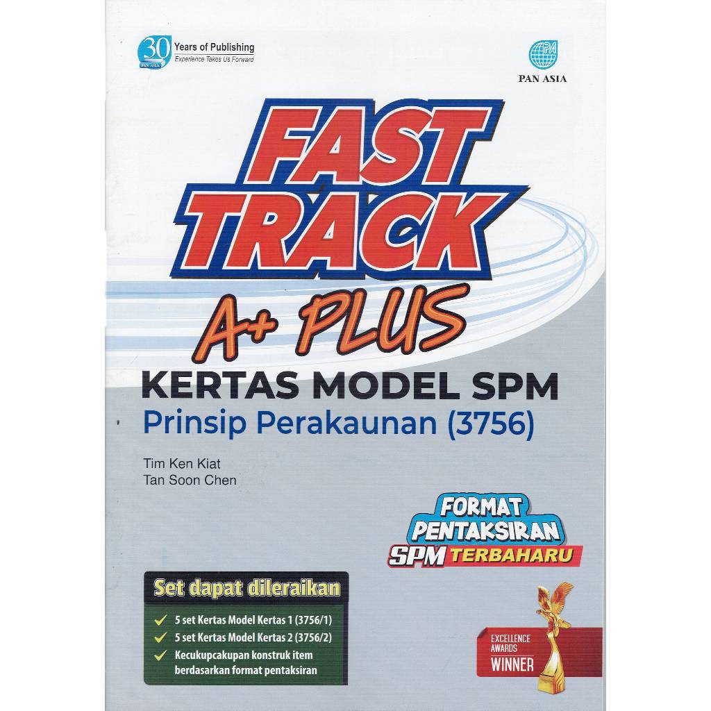 BUKU LATIHAN ( 2025 ) : FAST TRACK A+ PLUS KERTAS MODEL SPM PRINSIP PERAKAUNAN ( 3756 ) | Shopee ...