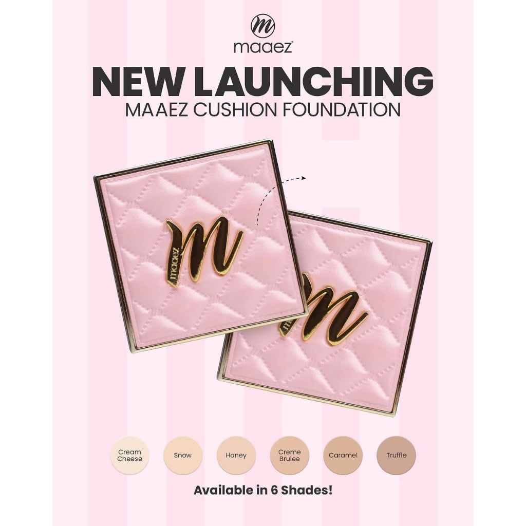 MAAEZ SECOND SKIN CUSHION FOUNDATION (20G) | REFILL PACK 20g | Shopee ...