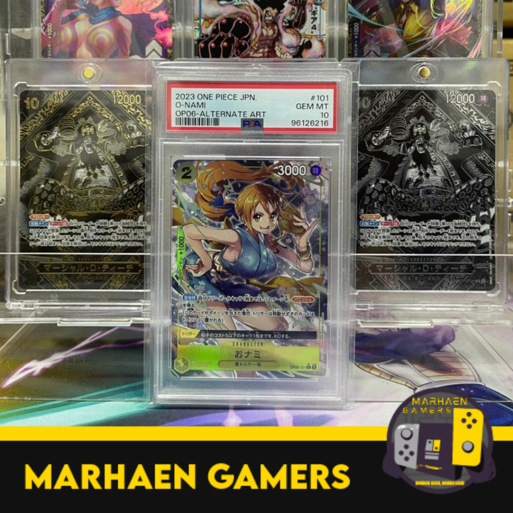 PSA10 O-Nami OP06-101 Alternate Art - One Piece Card | Shopee Malaysia