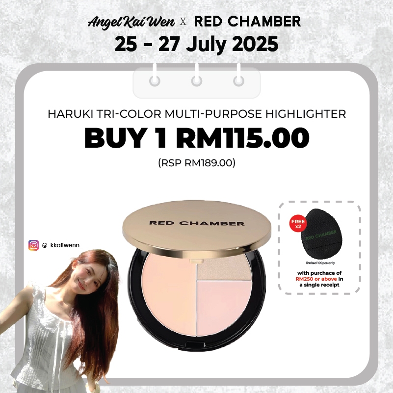 RED CHAMBER HARUKI Tri-Color Multi-Purpose Highlighter | Shopee Malaysia