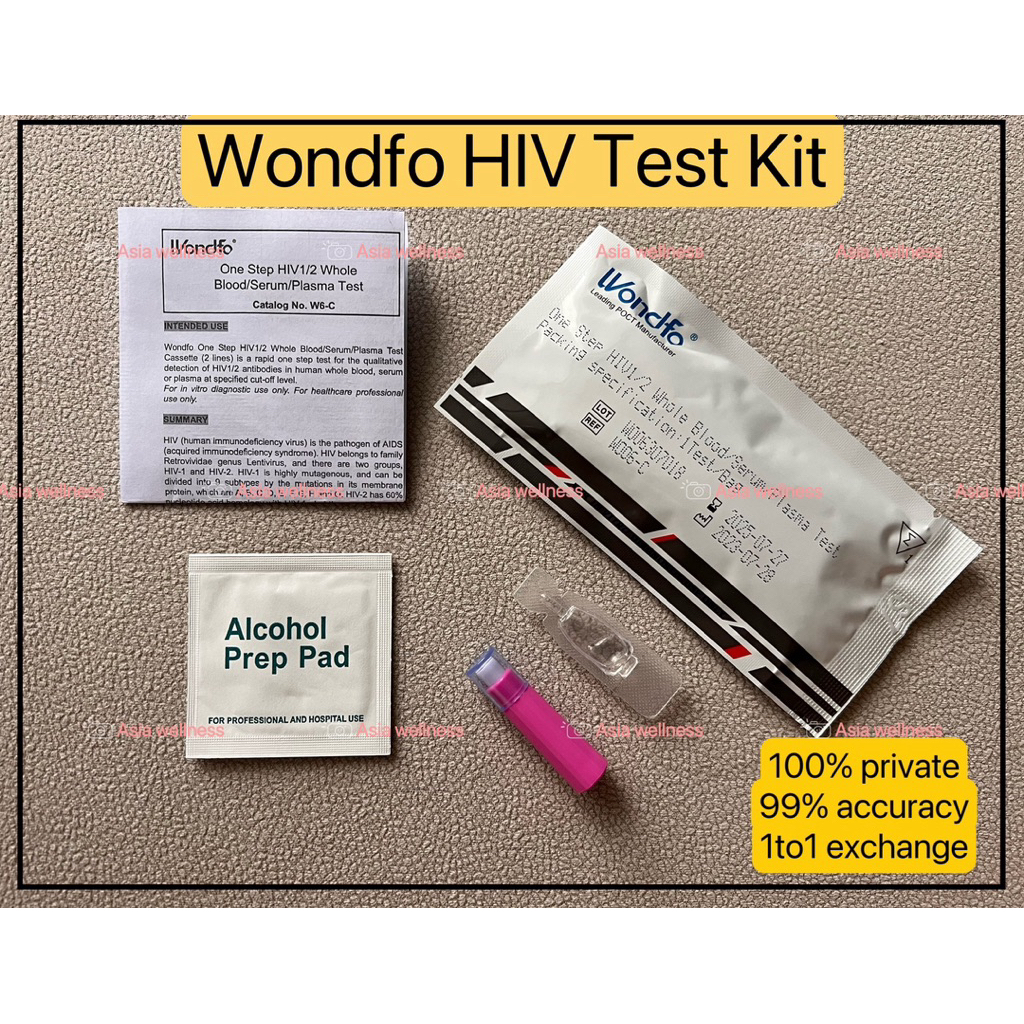 STD HIV 3rd/4th generation self test kit (finger prick) | Shopee Malaysia
