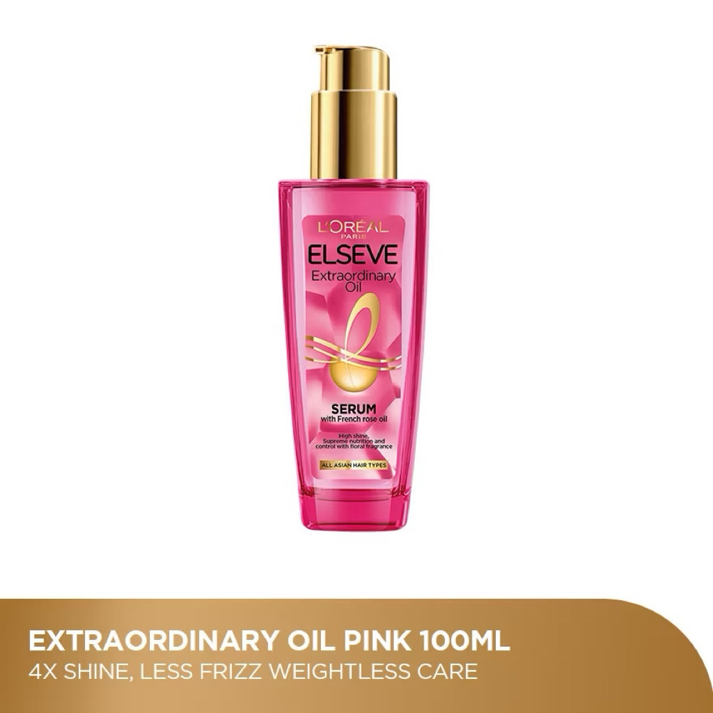 ELSEVE Extraordinary Oil Pink 100ml | Shopee Malaysia