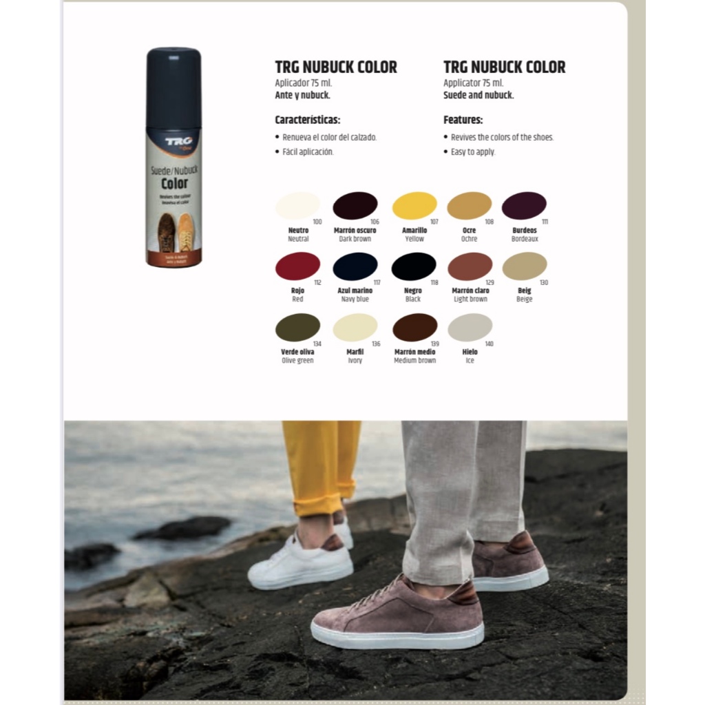 ( Combo Set ) TRG Suede & Nubuck Color 75ml + Suede Brush | Shopee Malaysia