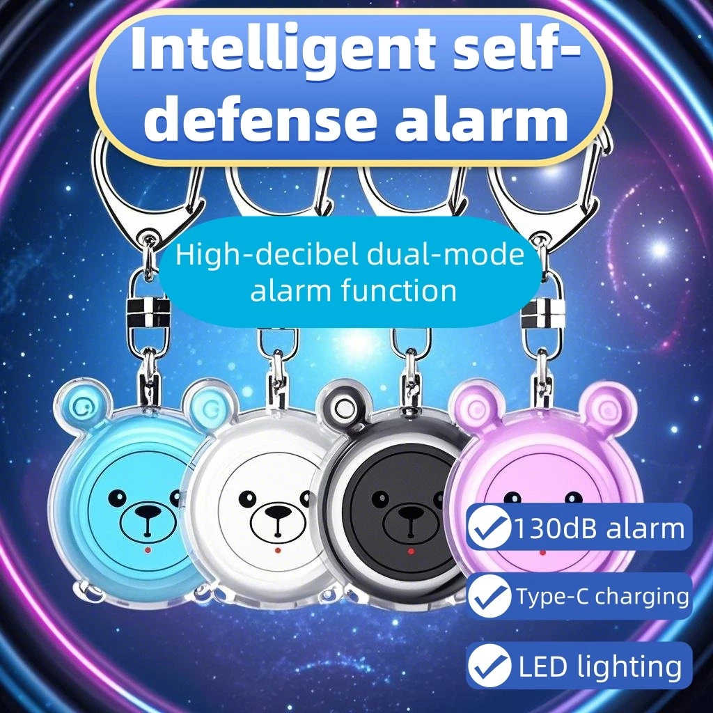 Mini Type C Rechargeable Cute Mini Smart Self-Defense Alarm Female Self ...