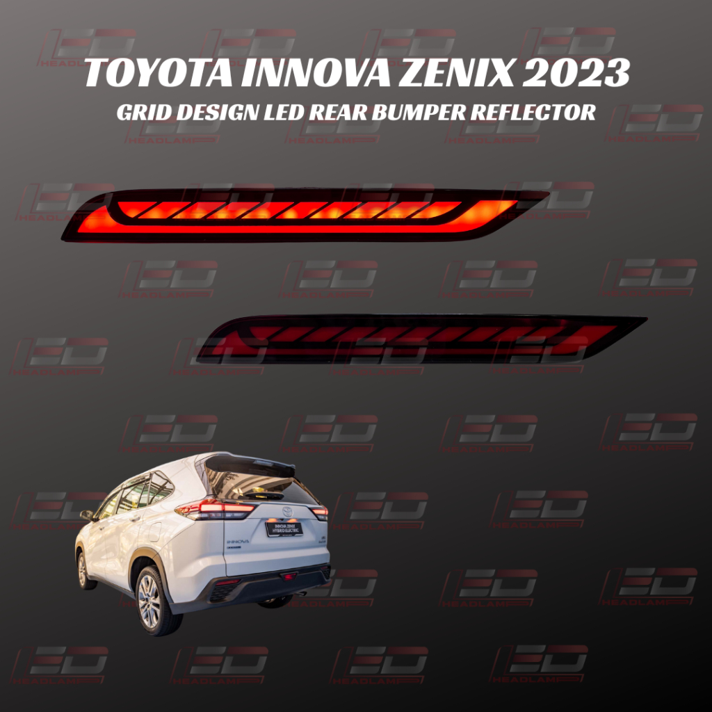 TOYOTA INNOVA ZENIX 2023 LED REAR BUMPER REFLECTOR | Shopee Malaysia