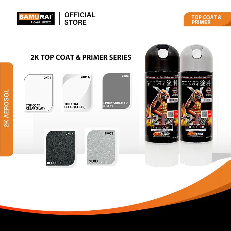 SAMURAI 2K TOP COAT & PRIMER | Shopee Malaysia