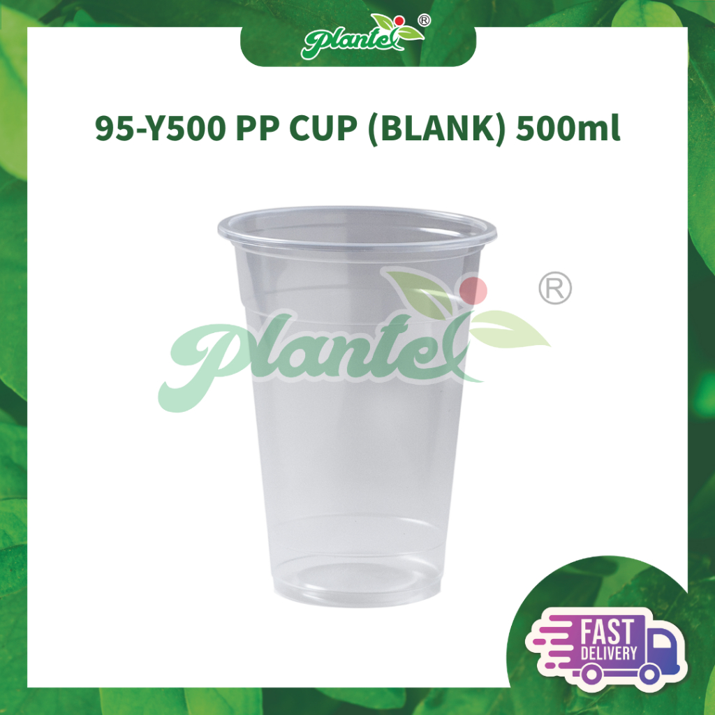 18CTEA- 【100 pcs】PP Clear Cup Flat Bottom Y500 - 500ml / 16oz 500ml ...