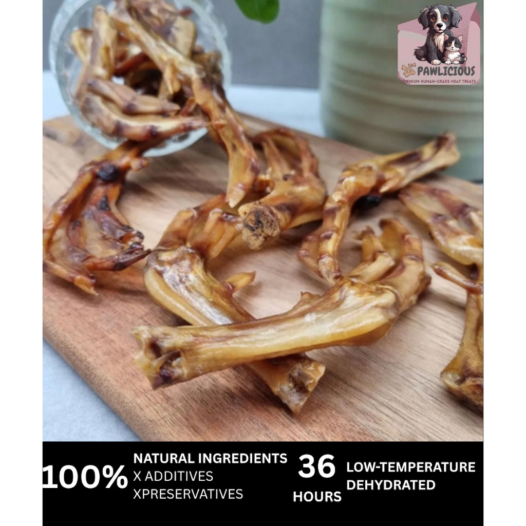 Dehydrated Duck Feet (‼️BUY 2pkt Free 2pcs‼️) 风干鸭掌 Natural Dog Bone Dog ...
