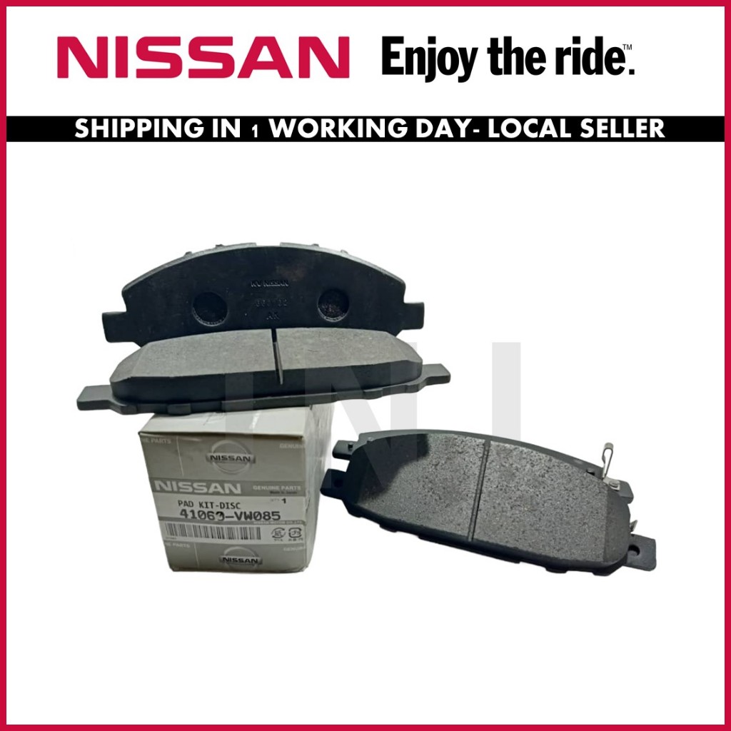 FRONT BRAKE PADS NISSAN URVAN E25 - 41060-VW085 - D1253-E | Shopee Malaysia