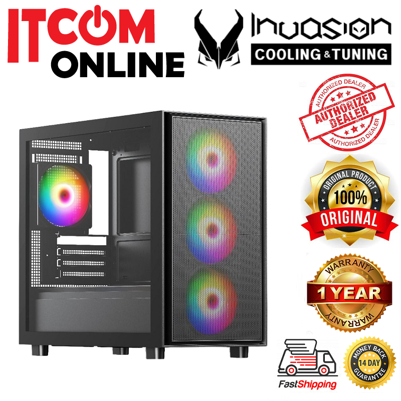 INVASION XY-200 TG MATX CASING (CS-INV-XY-200-BK) BLK | Shopee Malaysia