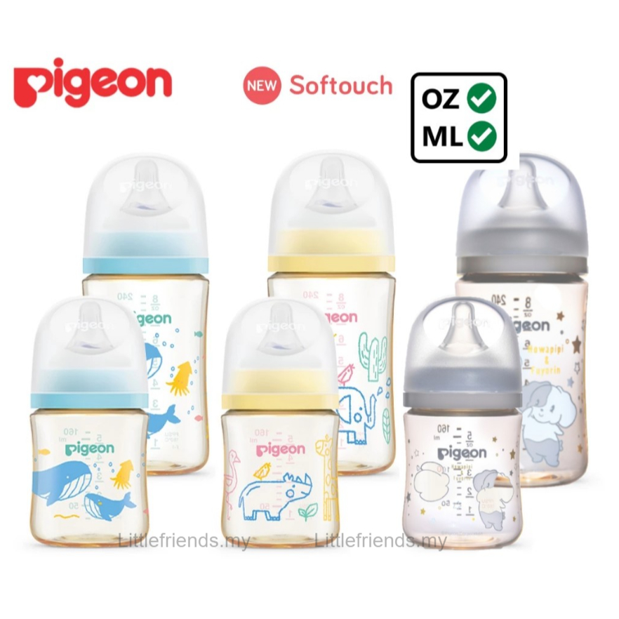 Pigeon PPSU Wide Neck Nursing Bottle 3.0 Generation New Botol Susu Pigeon Nipple Puting Teat ...