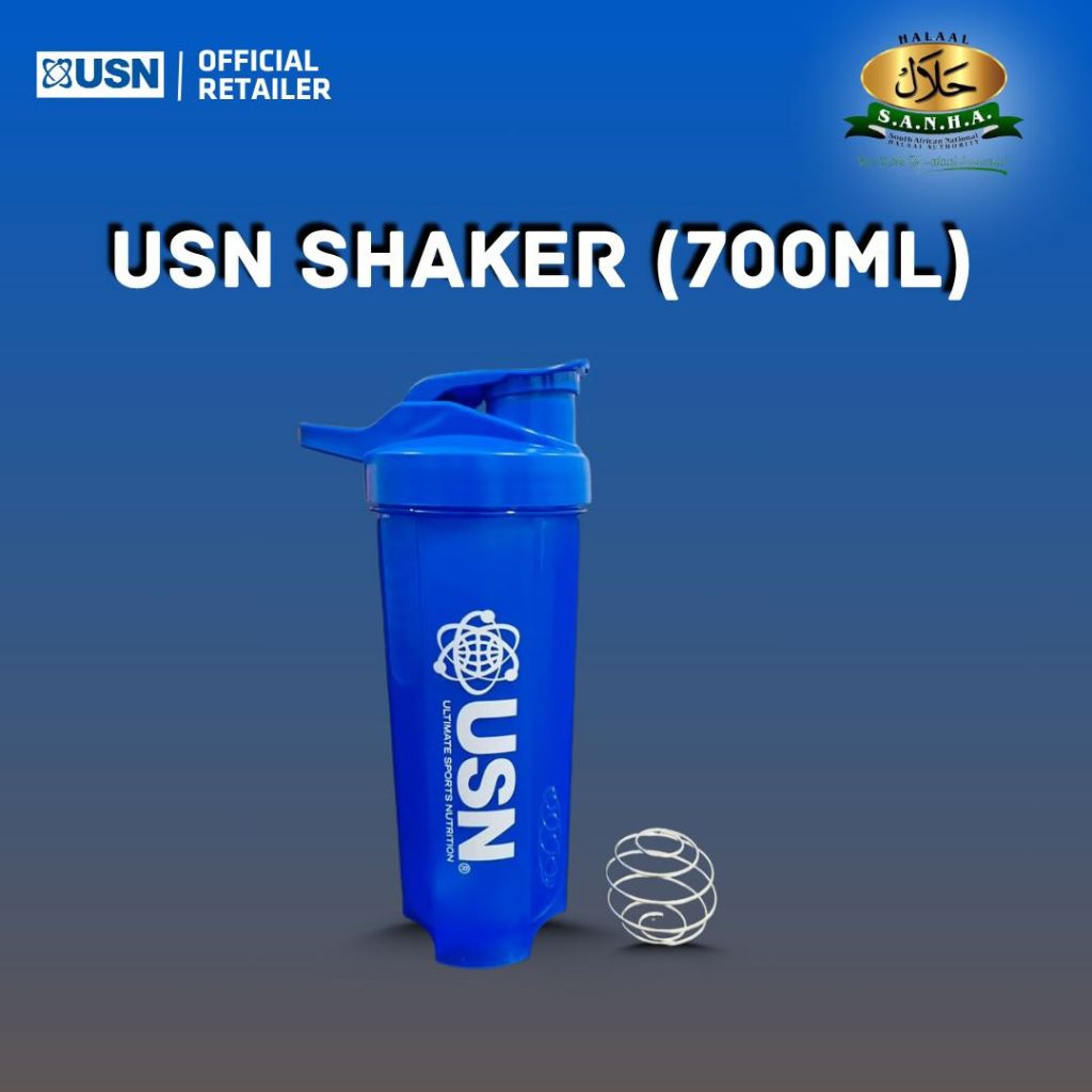 USN Protein Shaker 700ml - BLUE ( FREE SPRING BALL) | Shopee Malaysia