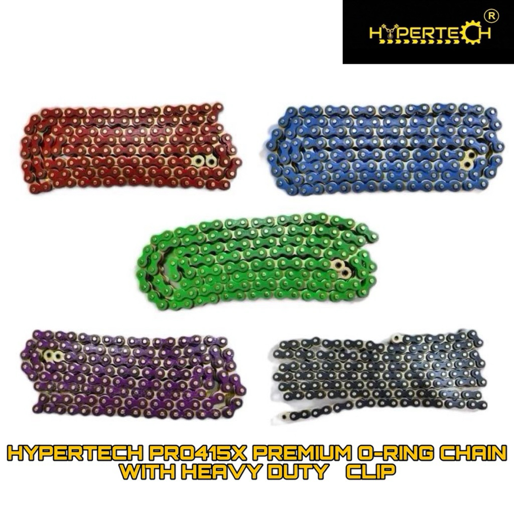 HYPERTECH PRO 415 ORING CHAIN & X CHAIN ORING HEAVY DUTY 132L RANTAI ...