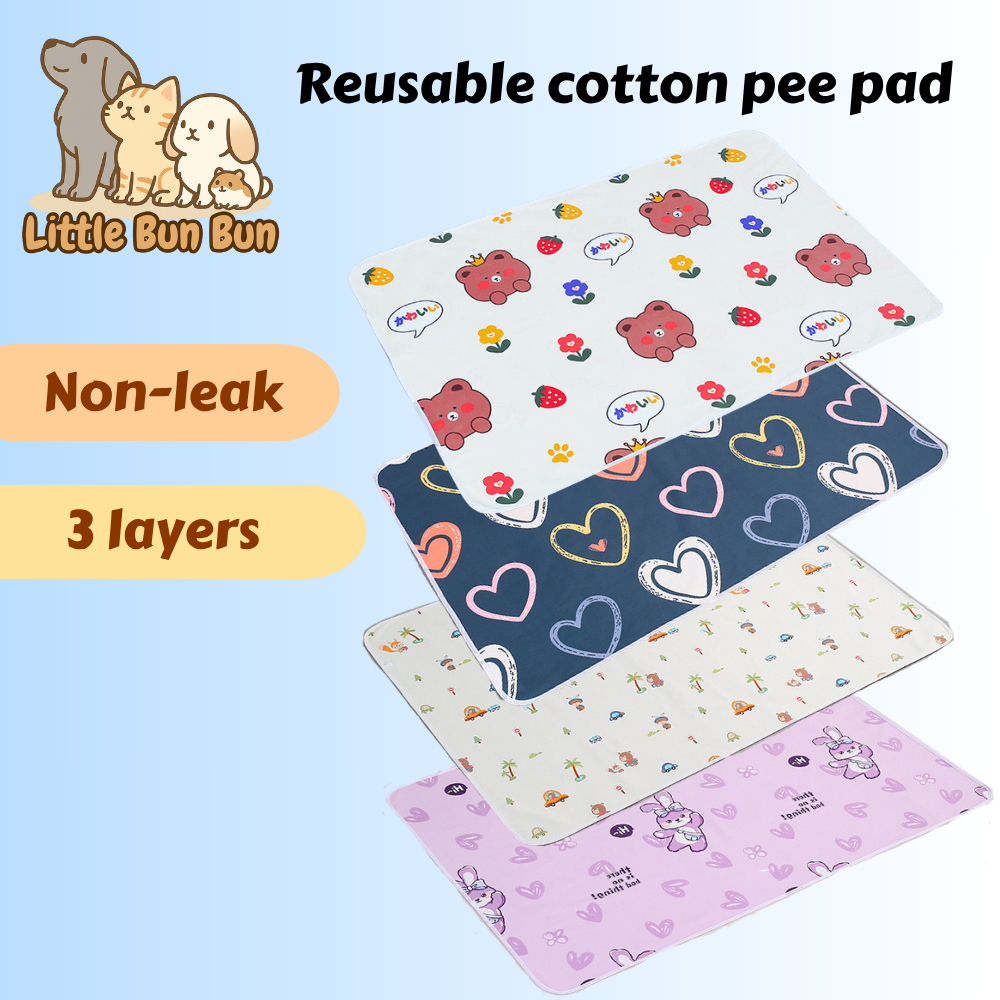 Reusable Cotton Pee Pad- Pet carpet Baby diaper changing mat washable ...