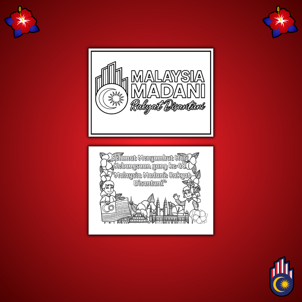 [PDF] 21 Hari Merdeka Ke-68 Coloring Pages For Kids (Edisi Terhad ...