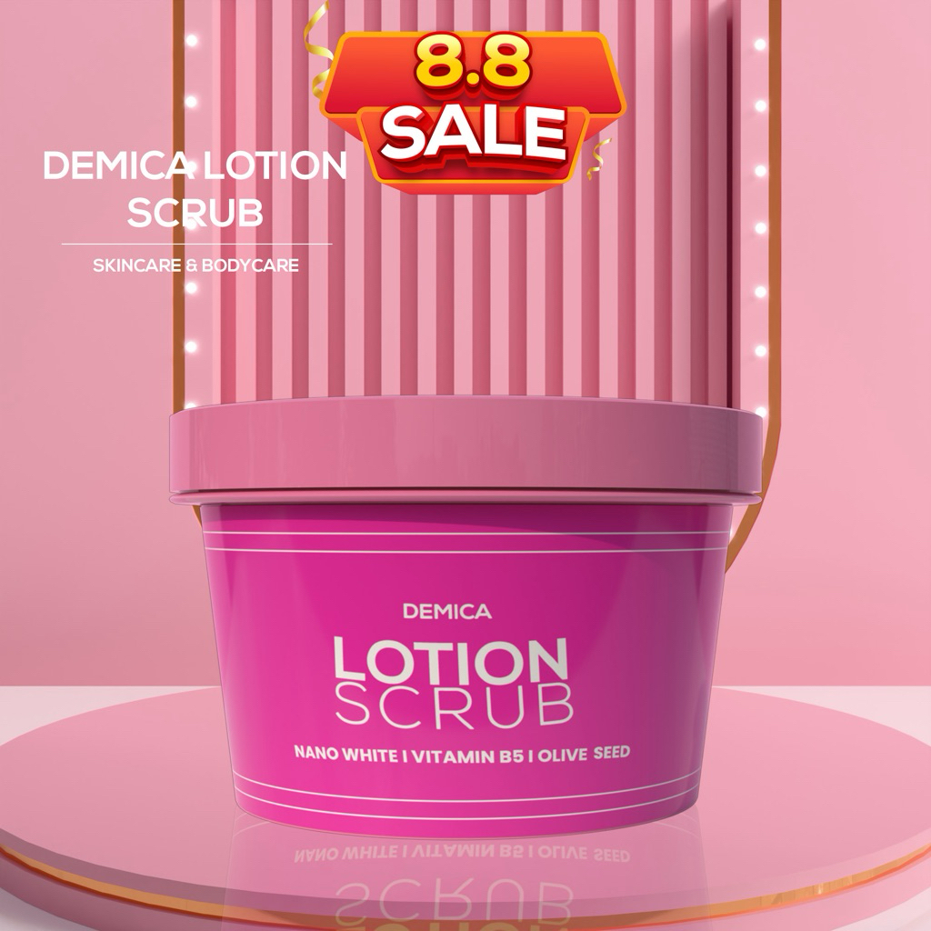 DEMICA Lotion Scrub l Clear Tone Polish | Shopee Malaysia