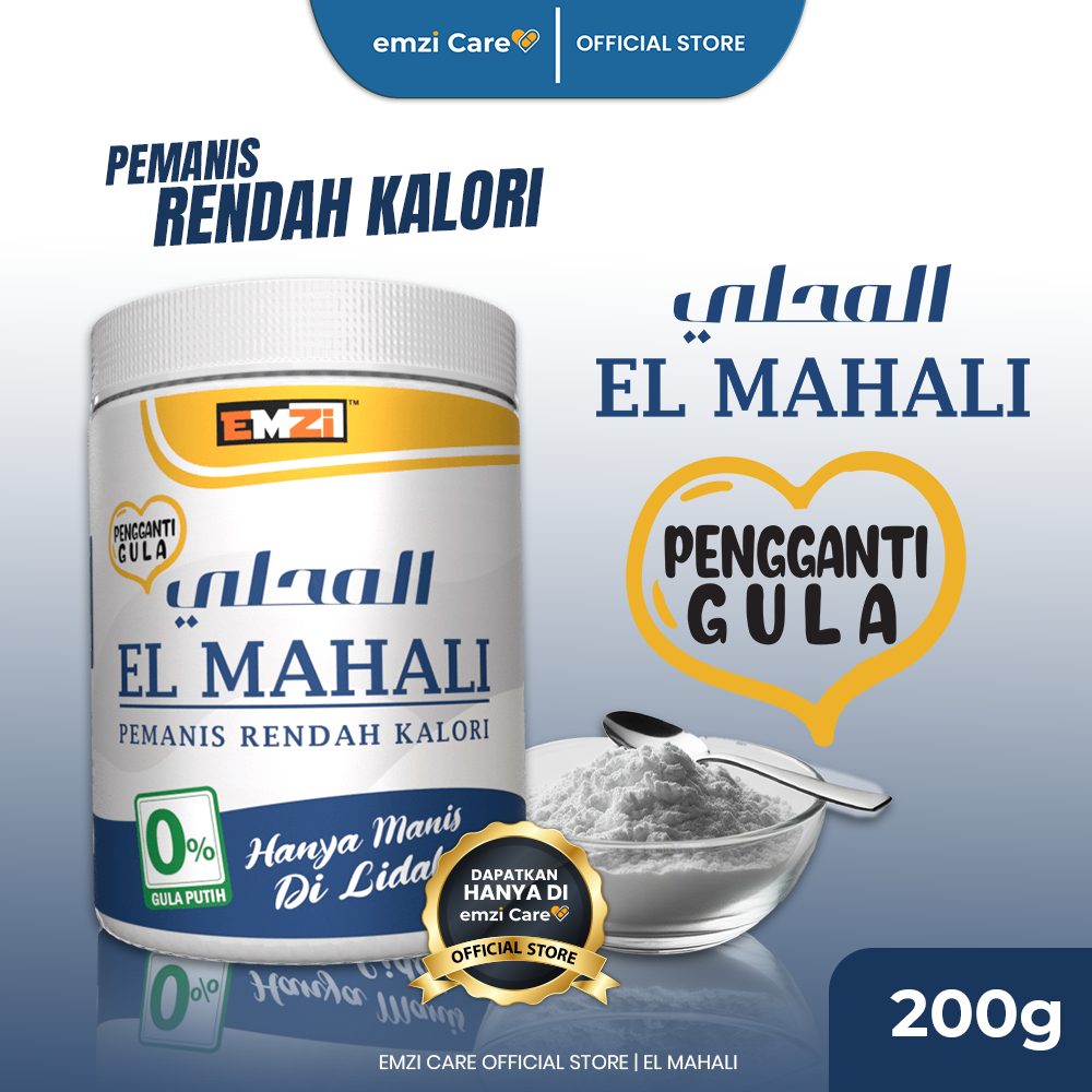 EMZI CARE | El-Mahali Original HQ | Gula Pemanis Rendah Kalori untuk ...