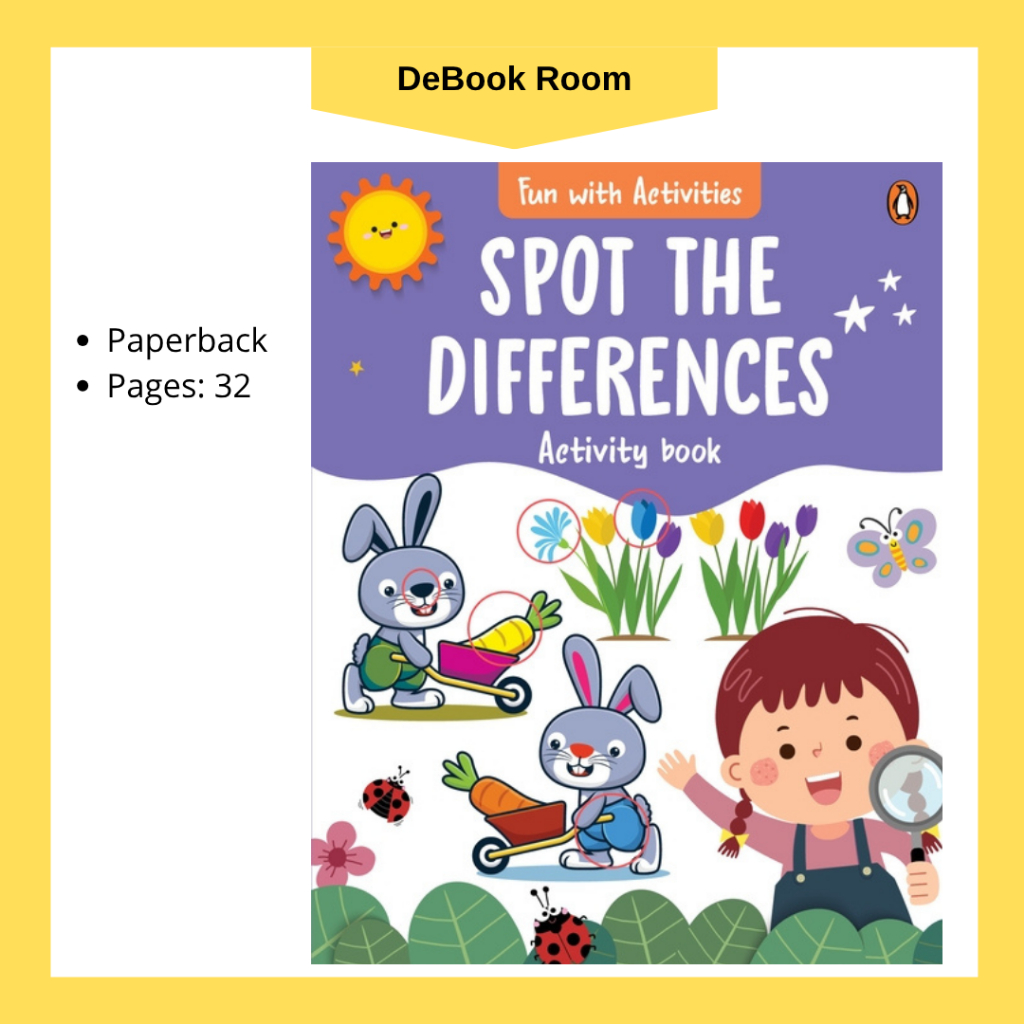 Fun with Activities: Spot the Differences Activity Book | Shopee Malaysia