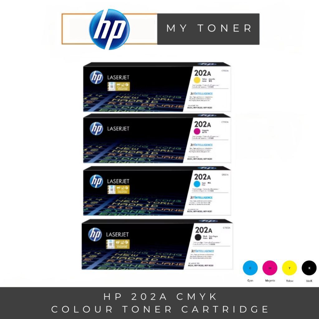 HP 202A LASERJET PRO COLOUR TONER CARTRIDGE / FOR PRINTER MODELS ...