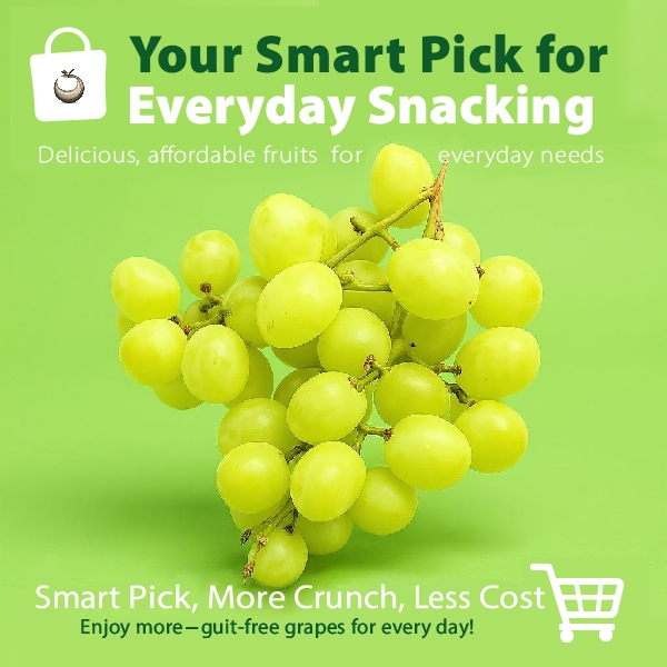 Smart Pick New Season Egypt Green Grape｜Sweet • Thin Skin • Seedless ...
