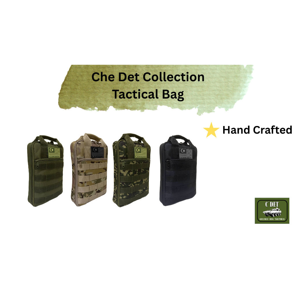 Commander Bag, 12/8 Inches, 15/10 Inches, Army Camo Colors with ...