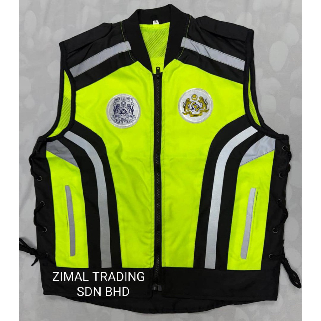 VEST REFLECTOR WITH LOGO KASTAM JKR | Shopee Malaysia