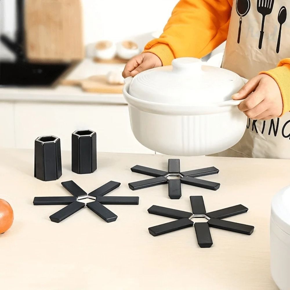 Dish Placemat Coaster Pot Mat Dish Placemat Coaster Folding Heat ...