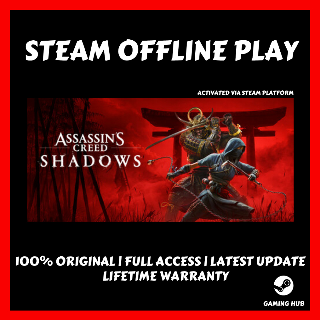Assassin’s Creed Shadows Steam Offline Game - Full DLC & Lifetime ...